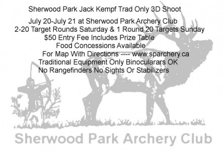 Jack Kempf Traditional 3D Shoot | Sherwood Park Archery Club